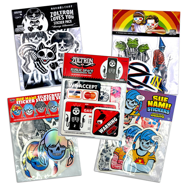 All Five (5) 2024 Zoltron Sticker Packs! – zzzoltron